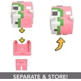 Minecraft Zoglin Mini Action Figure, Mob Head Minis Toy with Pixelated ...