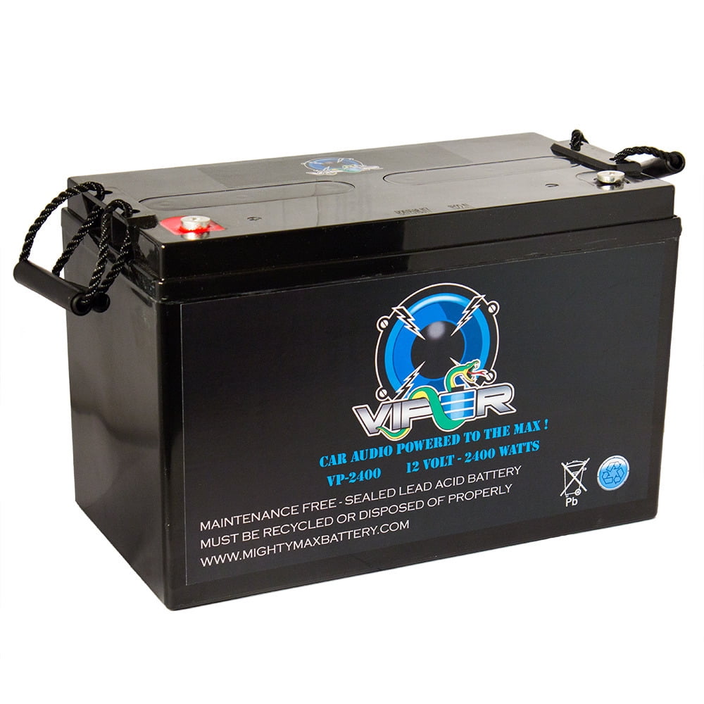 Viper VP-2400 12V 2400 Watt Power Cell Battery + Terminal Hardware ...