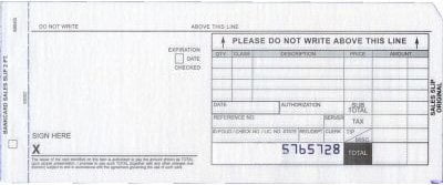 Credit Card Imprinter 2 Part Carbonless Long Sales Slips | Walmart Canada