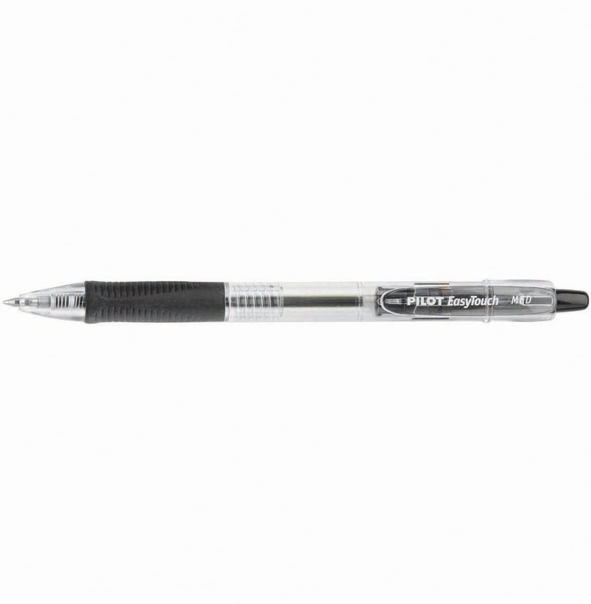 Pilot EasyTouch Retractable Medium Ballpoint Pen Open Stock-Black ...