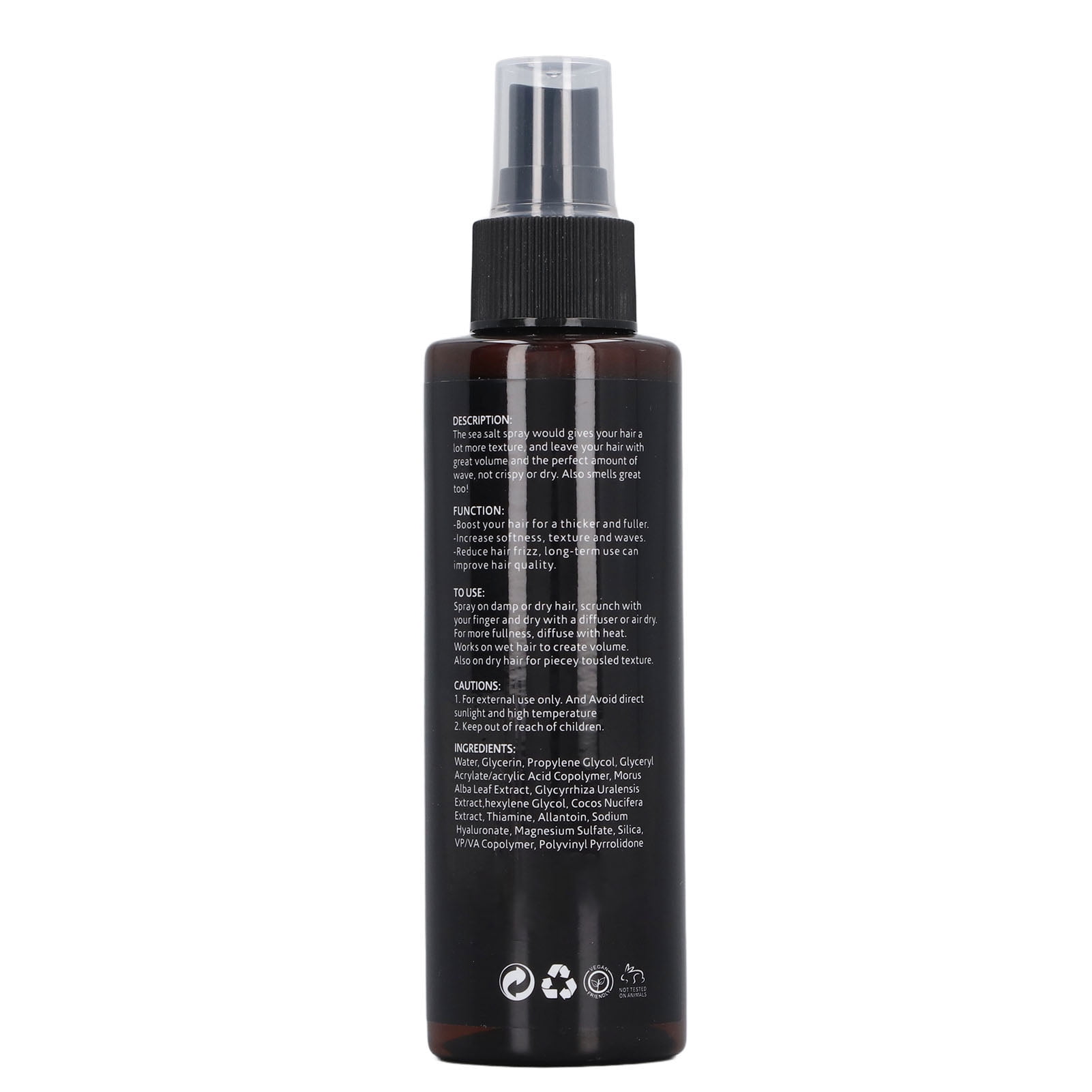Spray Para Peinar El Cabello, 150 Ml, Spray De Sal Marina Refrescante ...