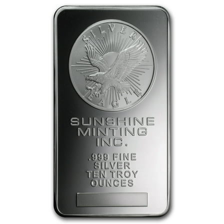 Geiger Edelmetalle 10 oz Silver Bar - Original Square Series with Added ...