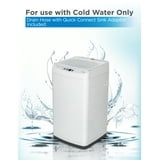Commercial Care 0.9 Cu. Ft. Portable Washing Machine, Compact Washing ...