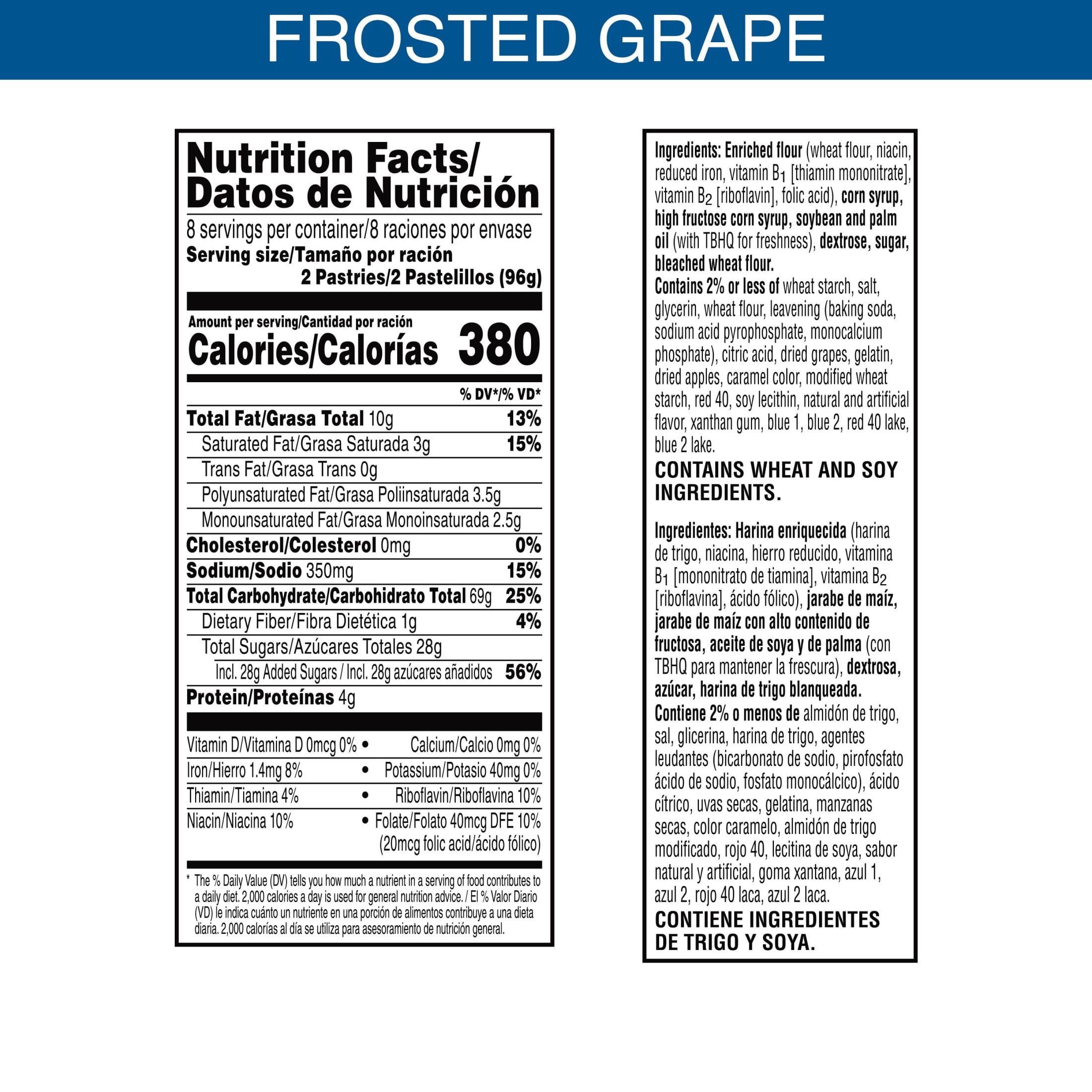 Frosted Grape Pop-Tarts - 16 Toaster Pastries, 27 oz Bahrain | Ubuy