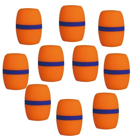 Sponge Foam Handheld Microphone Windscreen 10 Pack Replacement Covers ...
