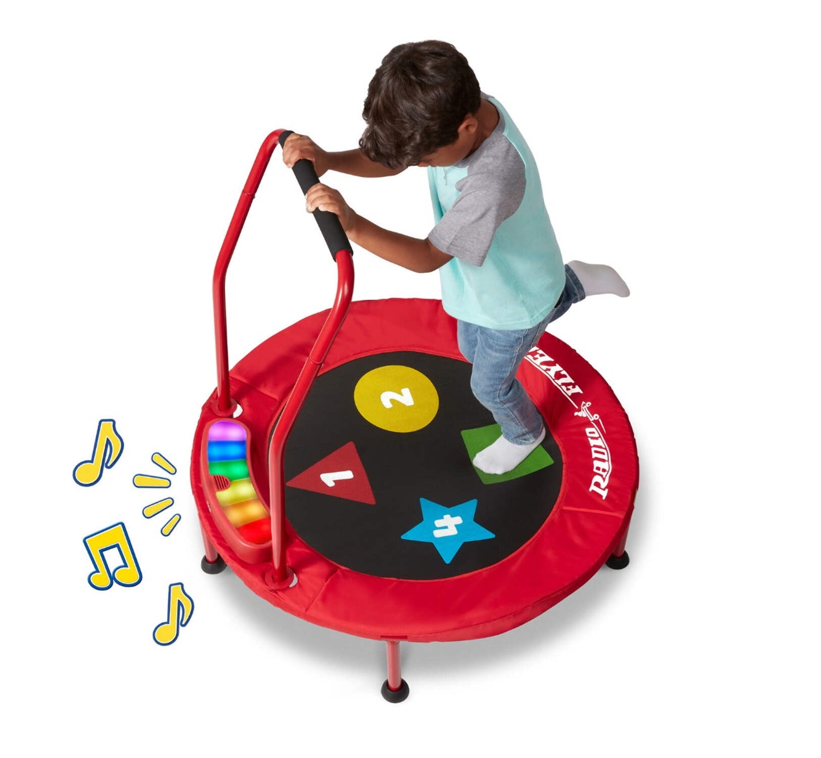 Radio Flyer, Toddler's Interactive 3-Feet Trampoline with Radio Flyer, Toddler's Interactive 3-Feet Trampoline with