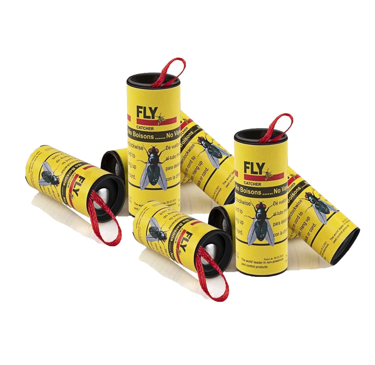 LIGHTSMAX Fly Catcher Trap Fly Trap Fly Bait Fly Paper Ribbon lightsmax-fly-catcher-trap-fly-trap-fly-bait-fly-paper-ribbon