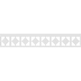 8"H x 5/8"P x 48"L Glenburn Architectural Grade PVC Running Trim ...