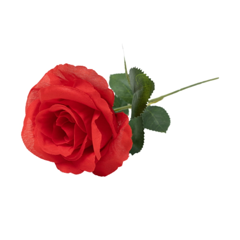 PEACNNG Rose Bobo Ball Decoration Red Silk Rose Artificial Flowers ...