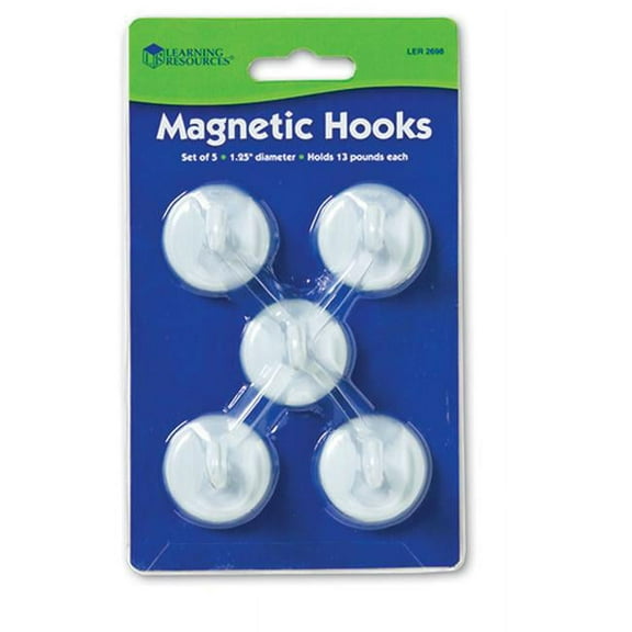 Magnetic Hooks Set Of 5 - Walmart.com