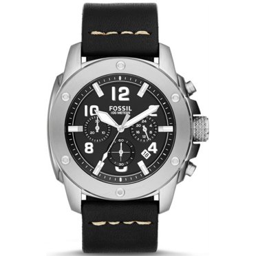 Fossil Men's Modern Machine Leather Watch, 45mm ME3082 - Walmart.com
