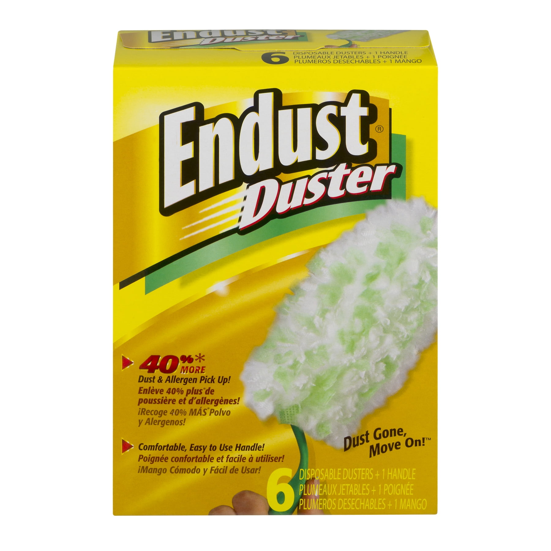Endust Duster 6 Disposables + 1 Handle, 7.0 CT - Walmart.com