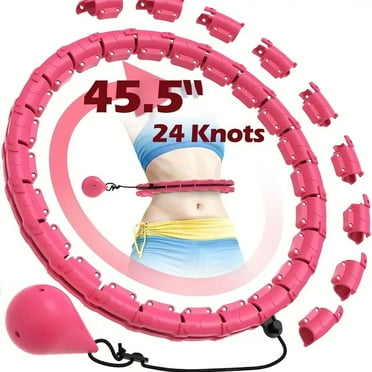 Teal Elite Single Pack Smart Weighted Hula Hoop for Adults, Adjustable ...