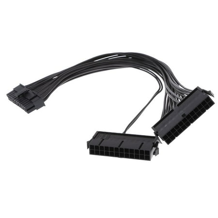 24Pin Male to Female Dual PSU Power Cables PC Adapter | Walmart Canada