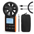 Wind Speed Measurement New Rechargeable Anemometer with Touching Key ...