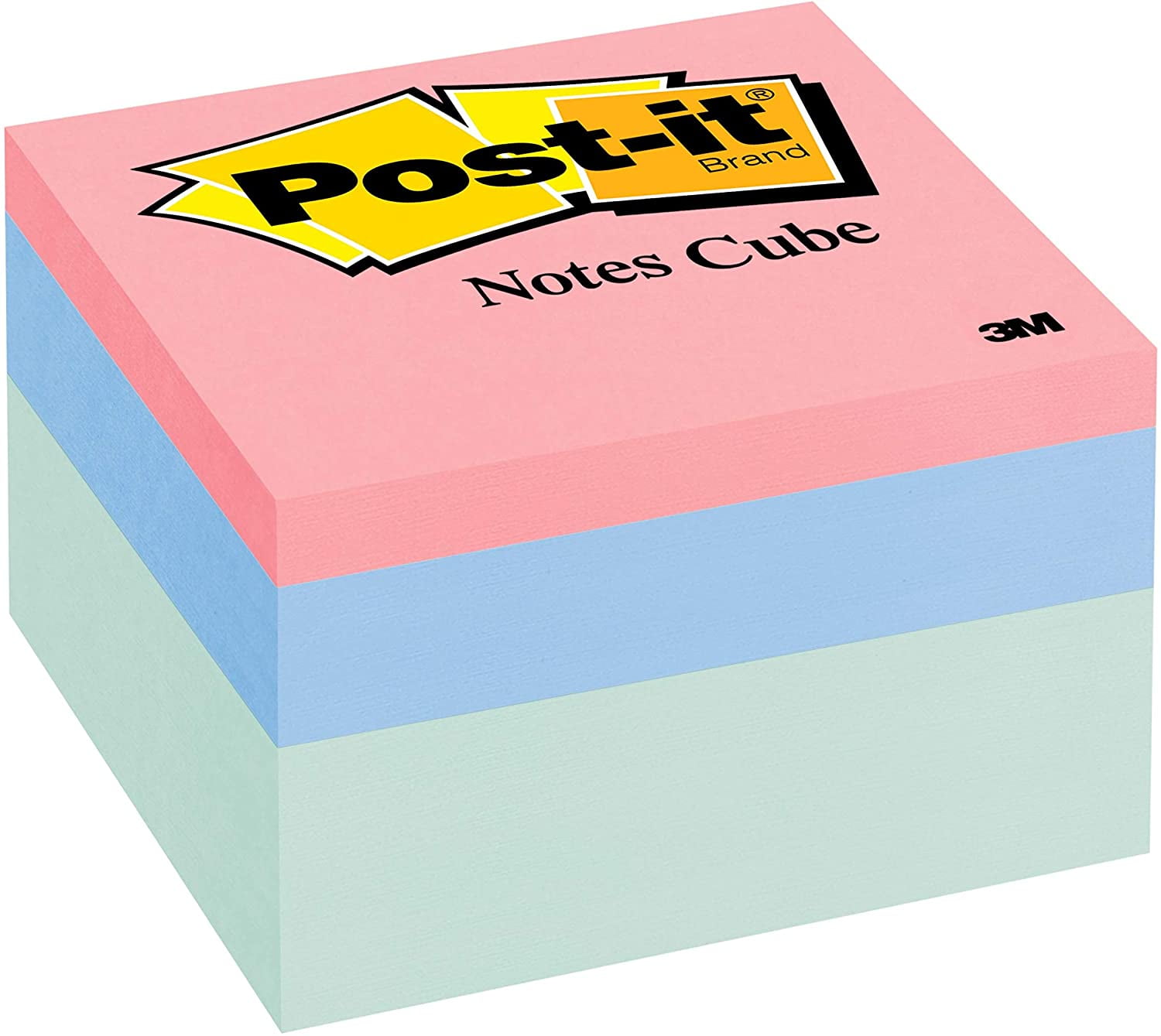 Post-It Notes Cube, 2056-Pp, 3-Inch X 3-Inch, Purple Colours, 490 ...