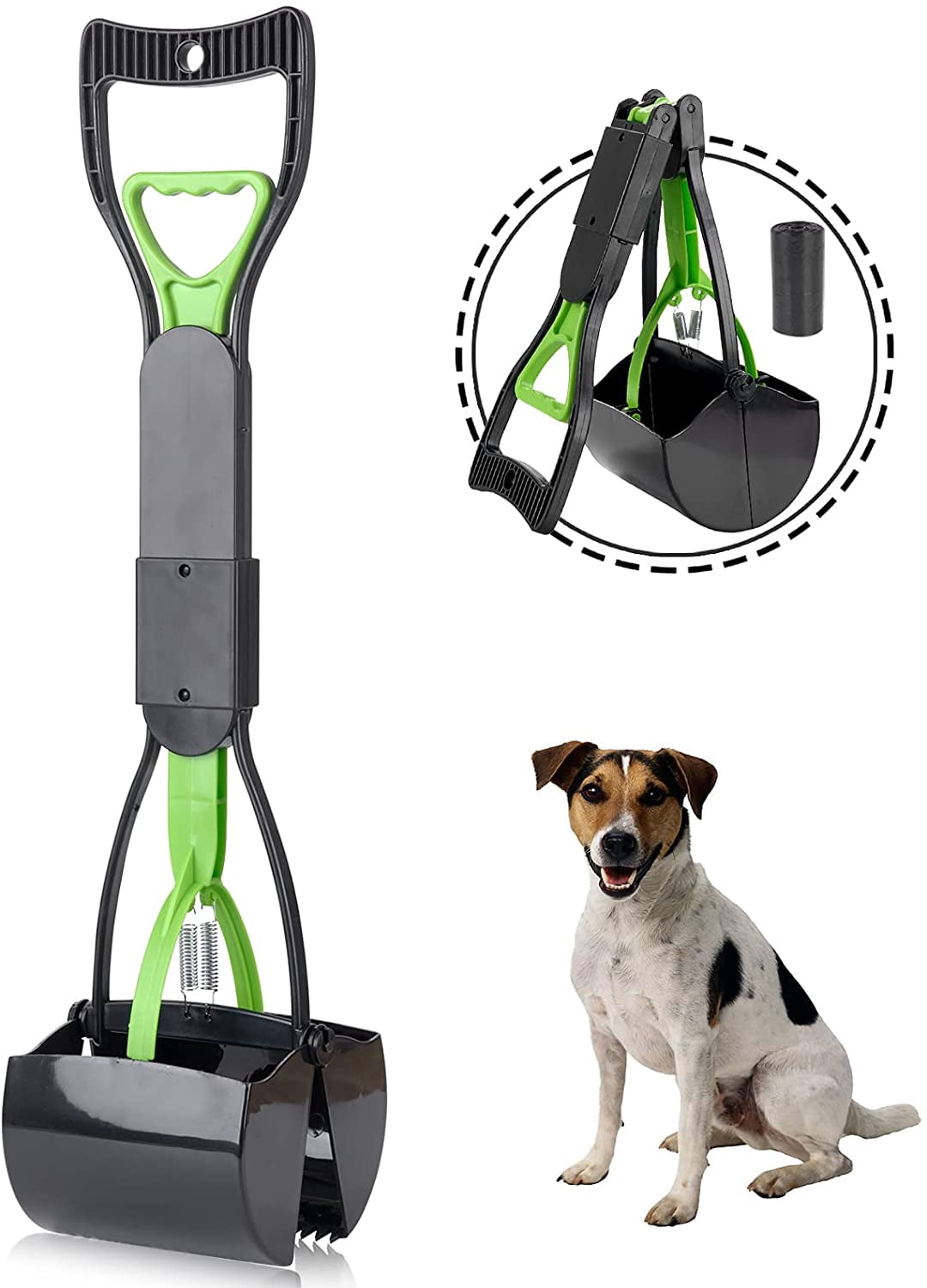 Pala irrompible para perros grandes, medianos y pequeños, mango largo ...