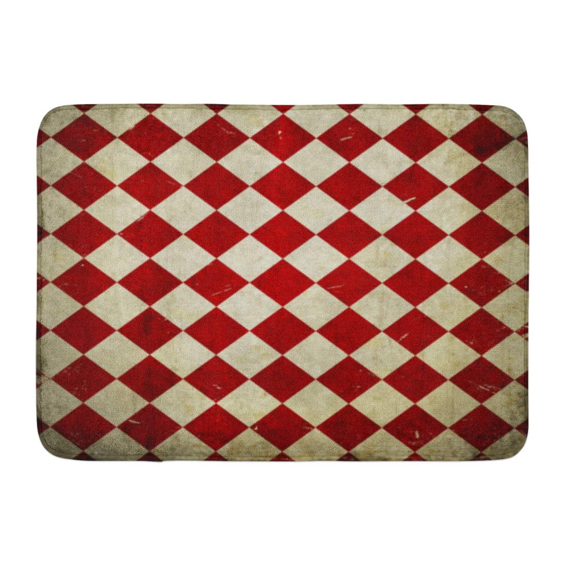 SIDONKU Red Checker Checkered Pattern Harlequin Checkerboard Circus Old ...
