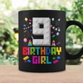 9Th Birthday Girl Master Builder 9 Years Old Building Block Coffee Mugs ...