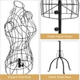 bonnlo, Female Wire Dress Form, S, Vintage Style Black - Walmart.com