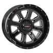 System 3 ST-3 14x7 ATV/UTV Wheel - Matte Black (4/110) 5+2 [14S3-1110 ...
