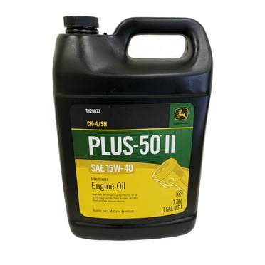 John Deere Original Equipment 32 oz. Plus-50 II SAE 15W-40 Oil #TY26674 ...