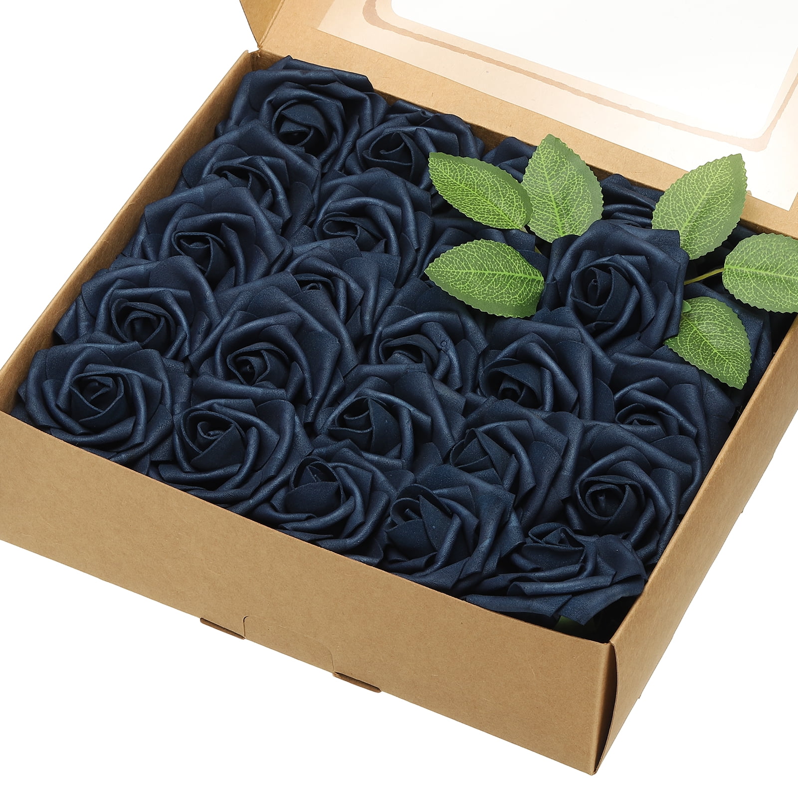 Click here for Uxcell 50 Pcs Fake Roses With Stems 3.15 Inch Foam... prices