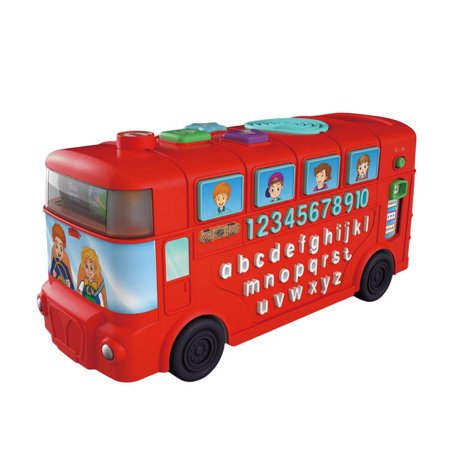 High Tech Story Machine Montessori Bilingual Alphabet Bus Toy Car Boys ...