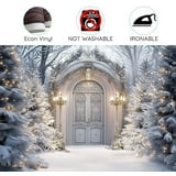5 x 3 ft Winter Christmas Night Backdrop Fairy Winter Wonderland Arch ...