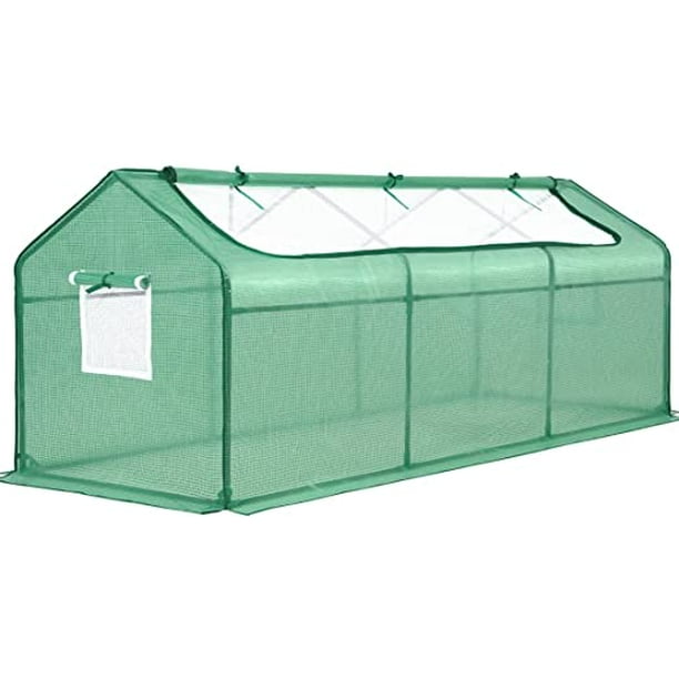 Quictent Mini Greenhouse 95"W x 36"D x 36"H, Garden Planter Hot house ...