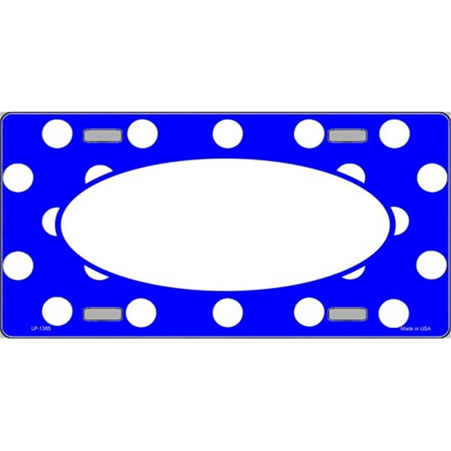 Flat Automotive License Plates Blanks for Customizing - White Dots on ...