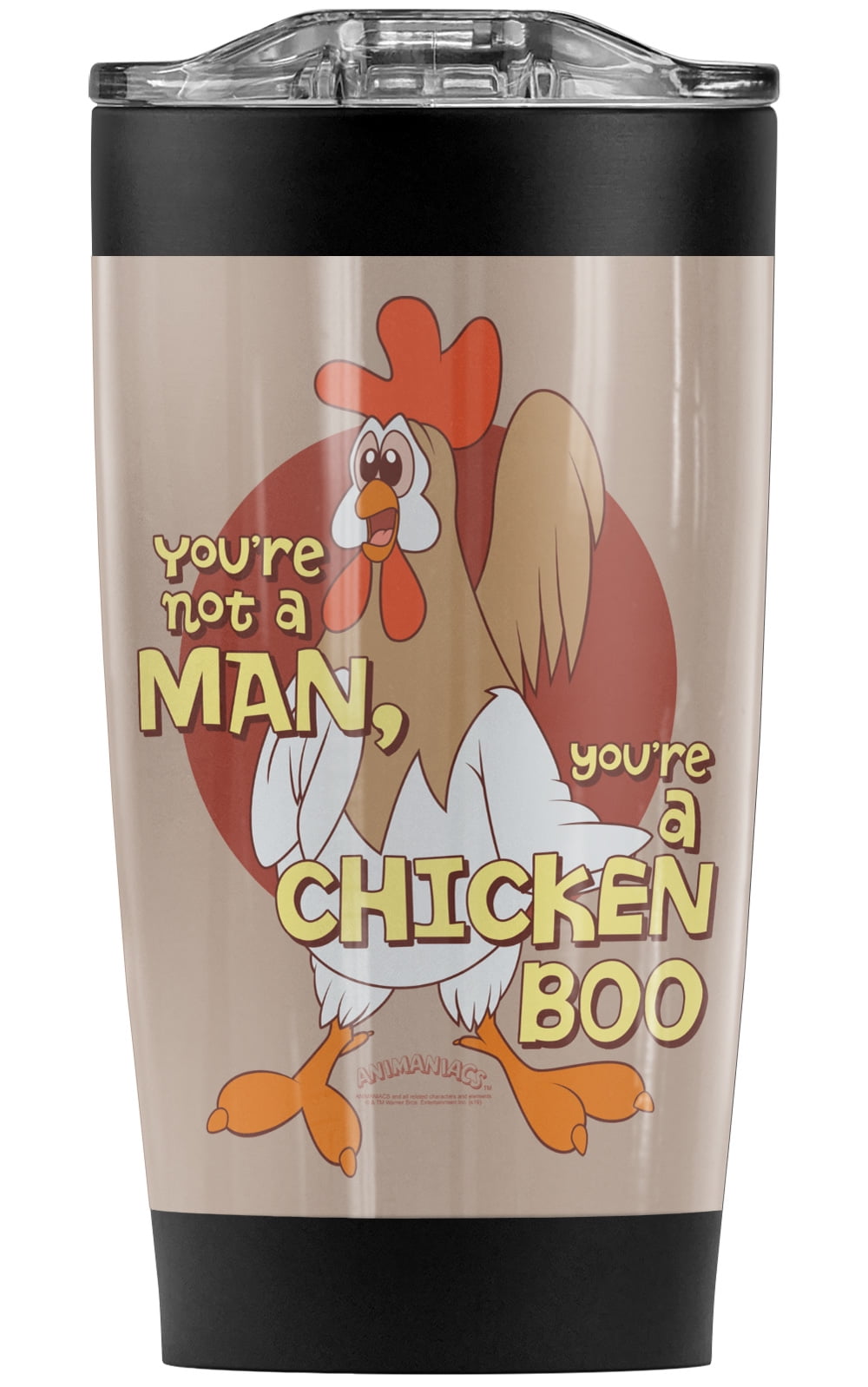Animaniacs Chicken Boo Stainless Steel Tumbler 20 oz Coffee Travel Mug ...