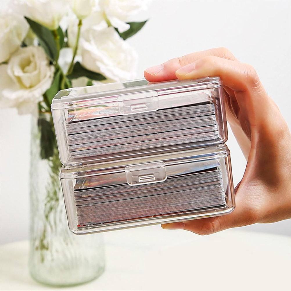 Click here for Showeroro 2pcs Clear Card Storage Box Compact Card... prices