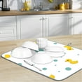 ANYWAY.GO Dish Drying Mat for Kitchen Counter,Texture Ultra Absorbent ...