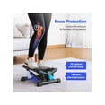 Mini Steppers For Exercise, Twist Stepper With Resistance Bands, 330LBS ...