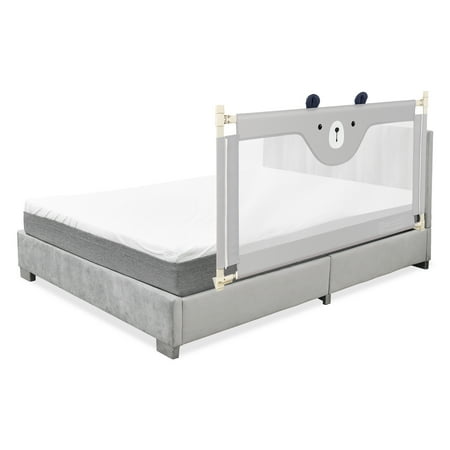 Costway 57" Bed Rails for Toddlers Vertical Lifting Baby Bedrail Guard ...