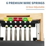 Lilypelle Pilates Reformer Machine Equipment with Spring for Home ...