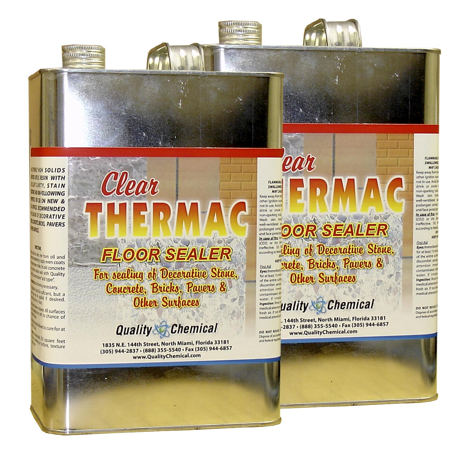Clear Thermac Acrylic Wet Look Concrete Sealer - 2 gallon case ...