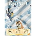 Bluey Flannel Throw Blanket - Super Soft Lightweight Cartoon Print ...