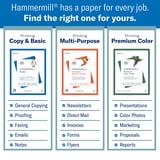 Hammermill 24lb Premium Inkjet & Laser Printer Paper, Multipurpose ...