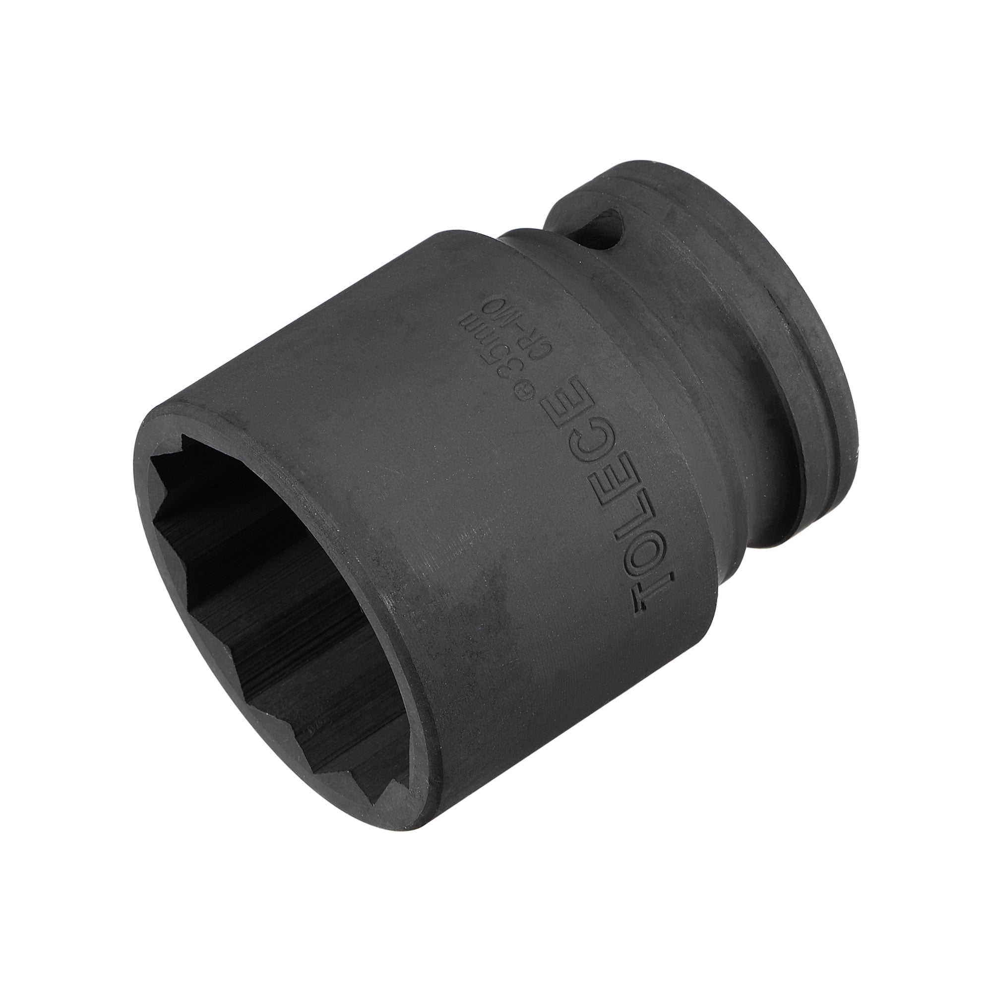 3/4" Drive 35mm 12-Point Impact Socket, CR-MO Steel 56mm Length ...