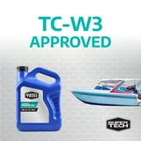Super Tech Outboard 2 Cycle Engine Oil 1 Gallon for Outboard Motors and ...