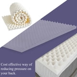 Continental Sleep Convoluted Foam Mattress Topper Queen Size - Walmart.com