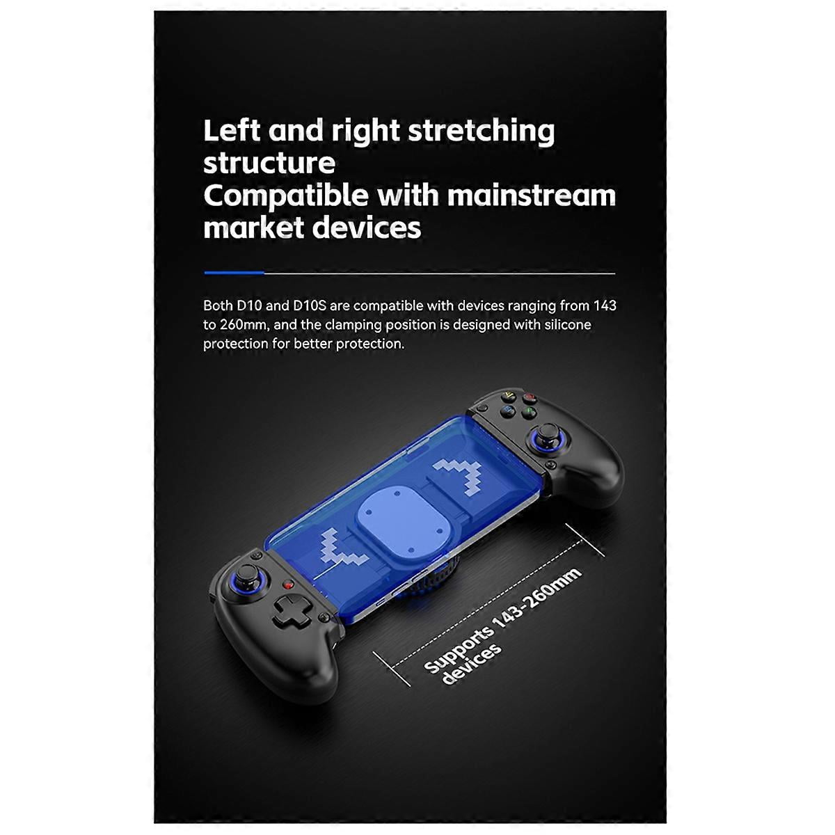 D10 Stretch Gamepad for Android IOS Tablet SwitchXBOX Pink | Walmart en ...
