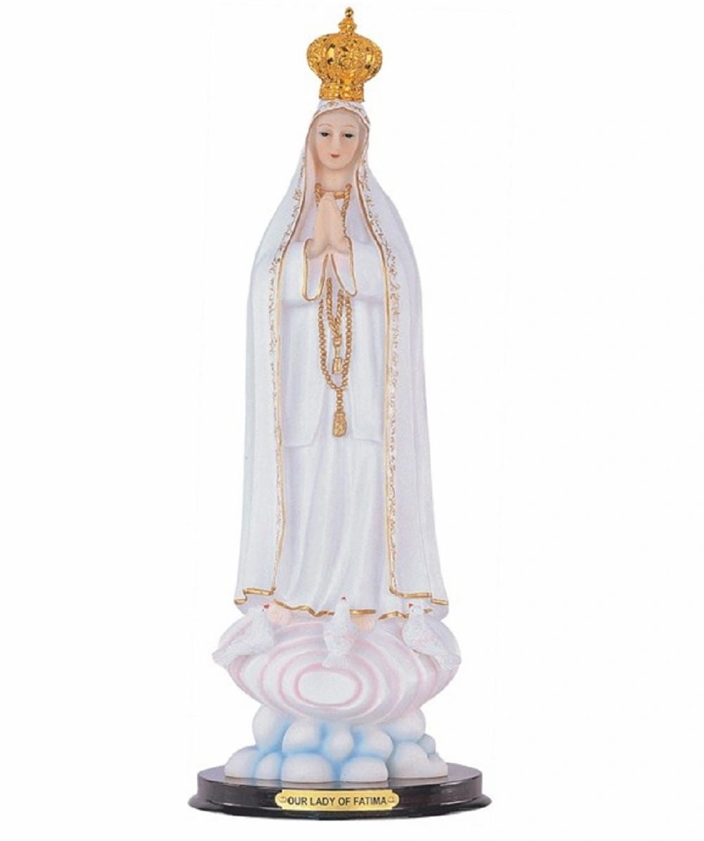 FC Design 16"H Our Lady of Fatima Statue Our Lady of the Holy Rosary of ...