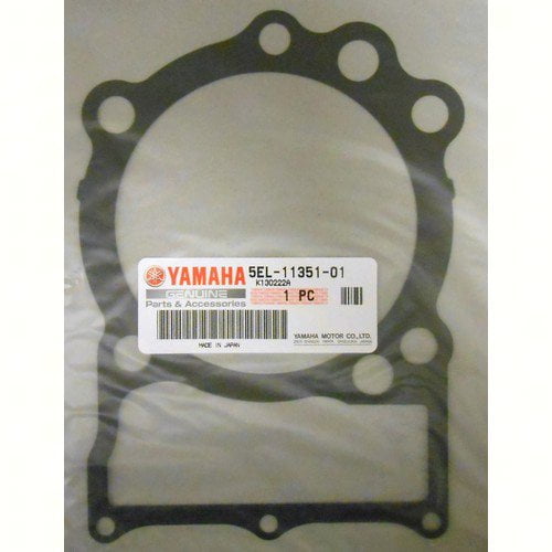 Yamaha 5EL-11351-00-00 Gasket, Cylinder; New # 5EL-11351-01-00 ...