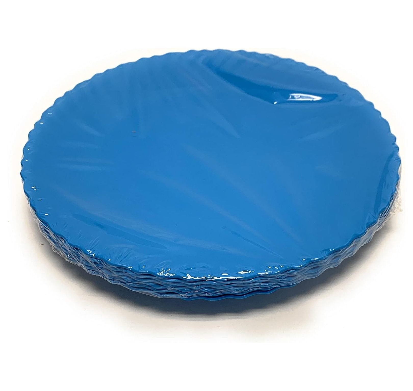 Colección Curly (paquete de 6 platos grandes de 11,75 pulgadas, azul ...