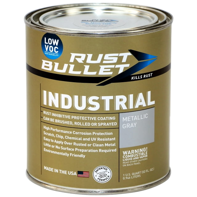 Rust Bullet - DuraGrade Color - Ultra Low VOC- Metallic Gray Rust ...