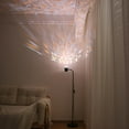 Dual-Head Sunset & Water Ripple Projection Floor Lamp - 360° Rotating ...