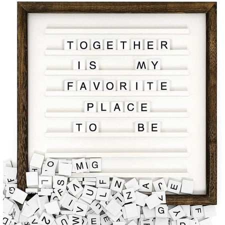 Letter Board with Letters and Numbers Wood Sign Board 12 x | Walmart Canada